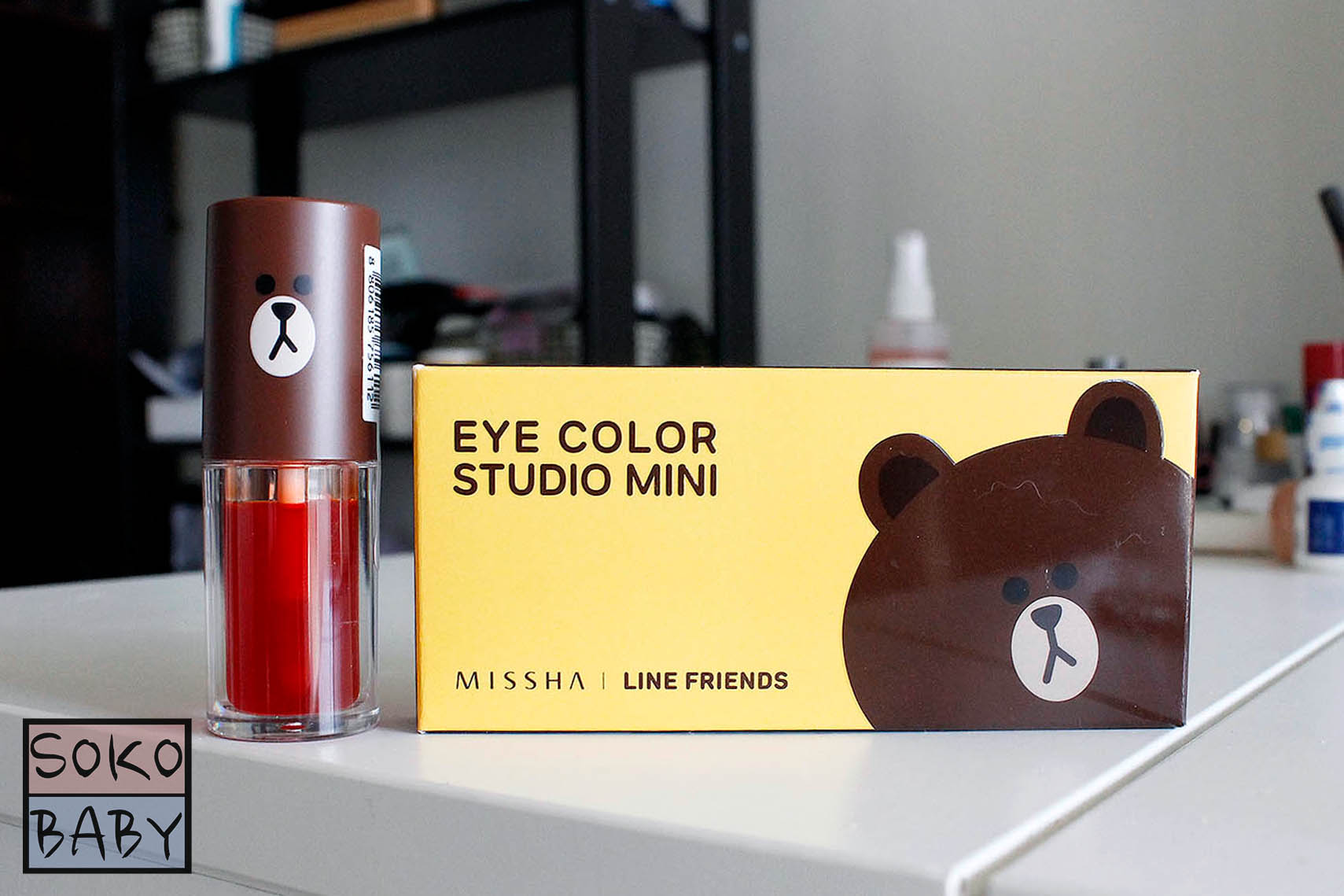 Missha X Line Character Collab – 02 Brown Brownie Palette